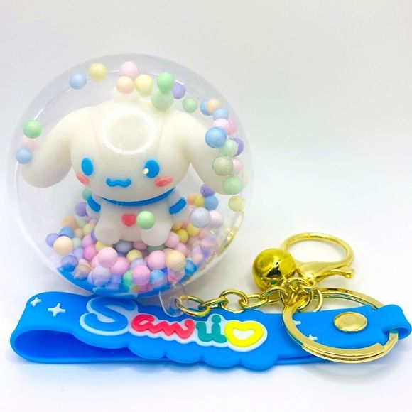 Sanrio | Other | Cinnamoroll3d Hello Kitty Keychain With Strap And Gold ...